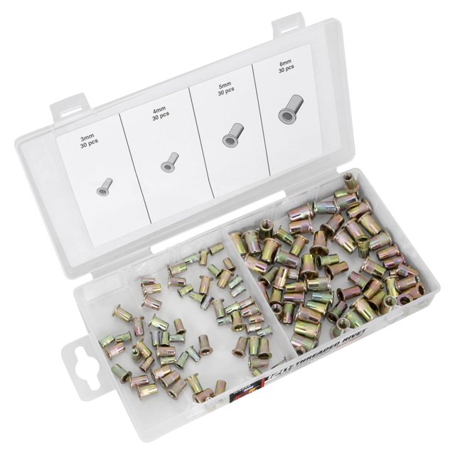 Wilmar W5252 120-pc Metric Threaded Rivet Assortmnet - Walmart.com