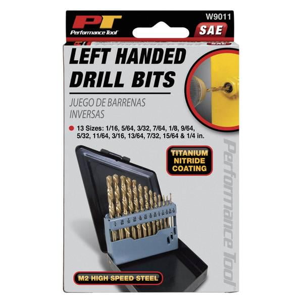 Wilmar Wilmar 13-Piece Left Handed Drill Bit set - Walmart.com