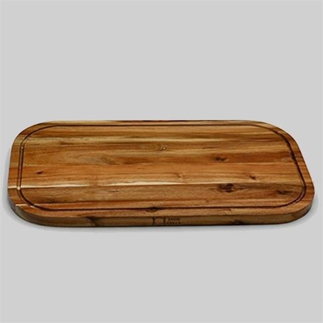 Wilmax 20 x 11 in. Acacia Serving Rounded Cutting Board Set of- 6 ...
