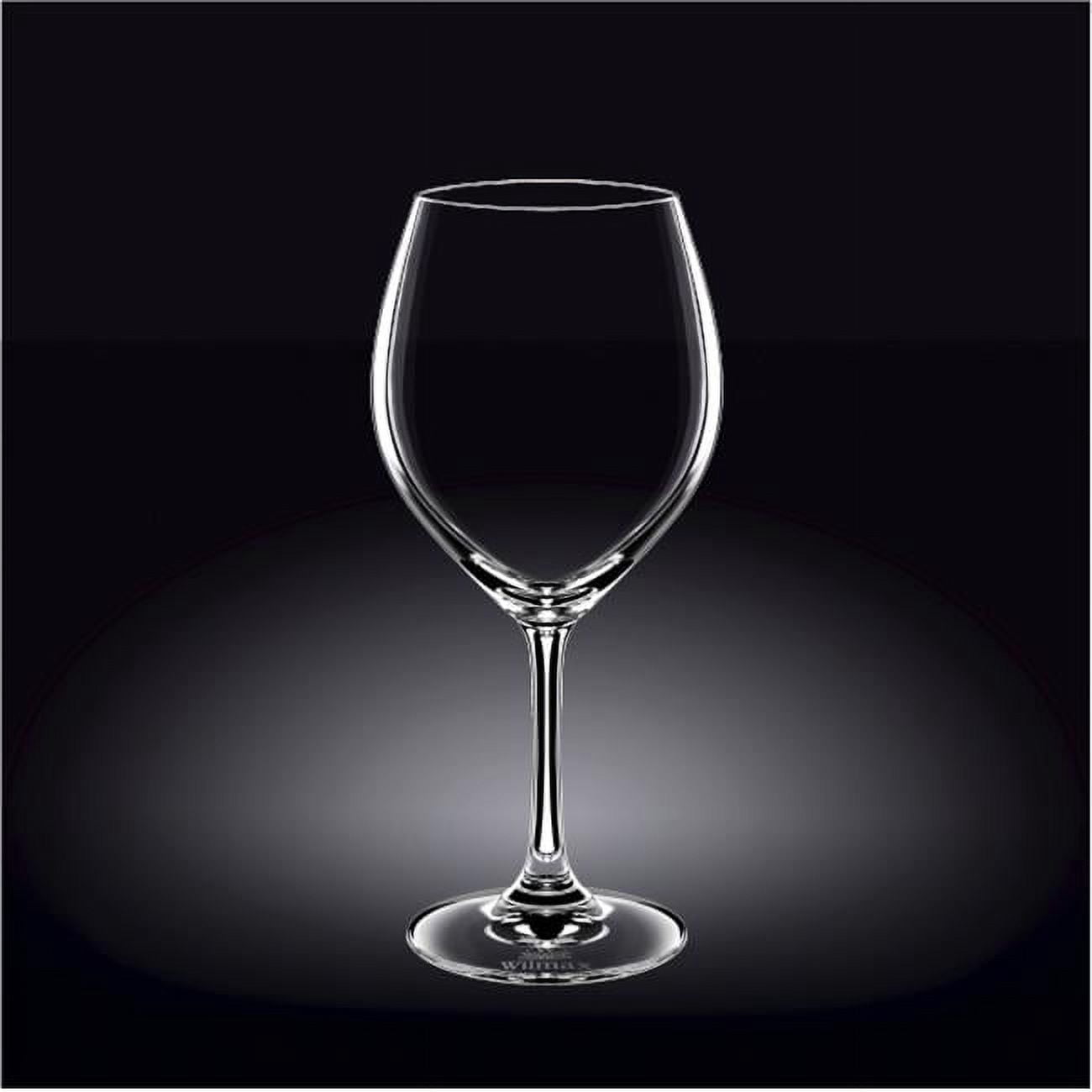 Wilmax 888011 620 ml Wine Glass Set of 6, Pack of 4 - Walmart.com