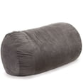 Wilmington Modern Microfiber 8 Foot Bean Bag, Charcoal - Adult Size ...