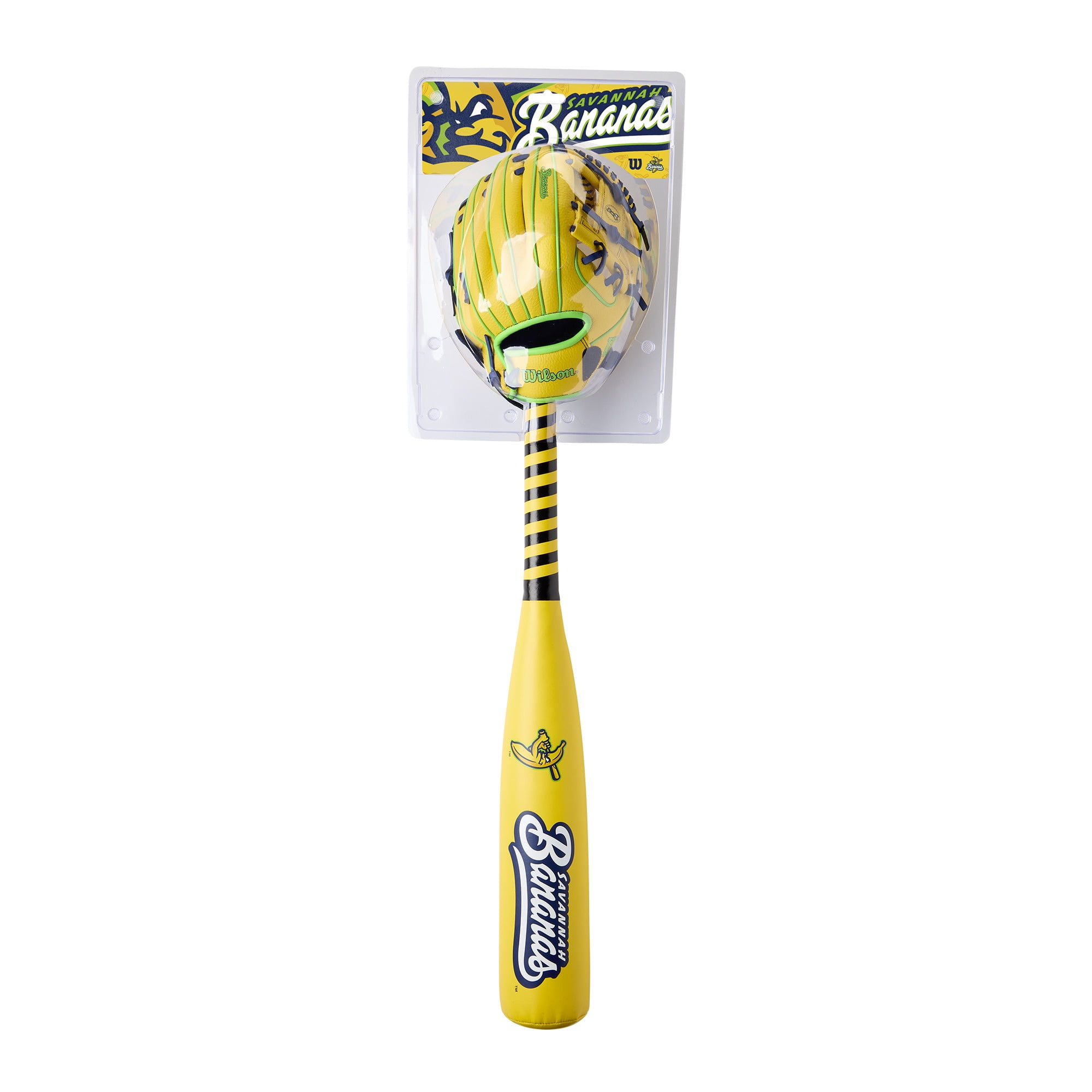 Wilson 2026 Savannah Bananas™ A200® 10” Glove, Ball & Bat Kit - Left ...