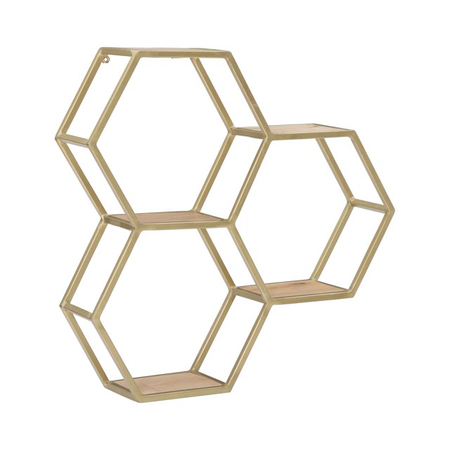 Wilson 3-Compartment Honeycomb Wall Shelves - Walmart.com