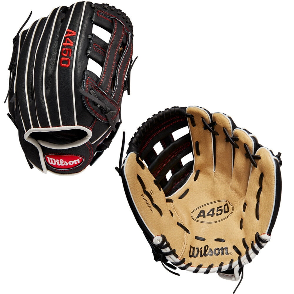 Wilson A450 Dual Post Web Youth Infielders Baseball Glove - Walmart.com