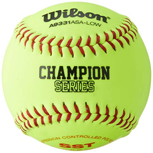 Wilson A9331ASA Series Softball (12-Pack), 11-Inch, Optic Yellow ...