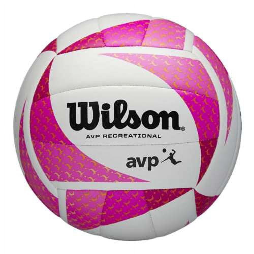 Wilson AVP Style Volleyball, Pink & White - Walmart.com