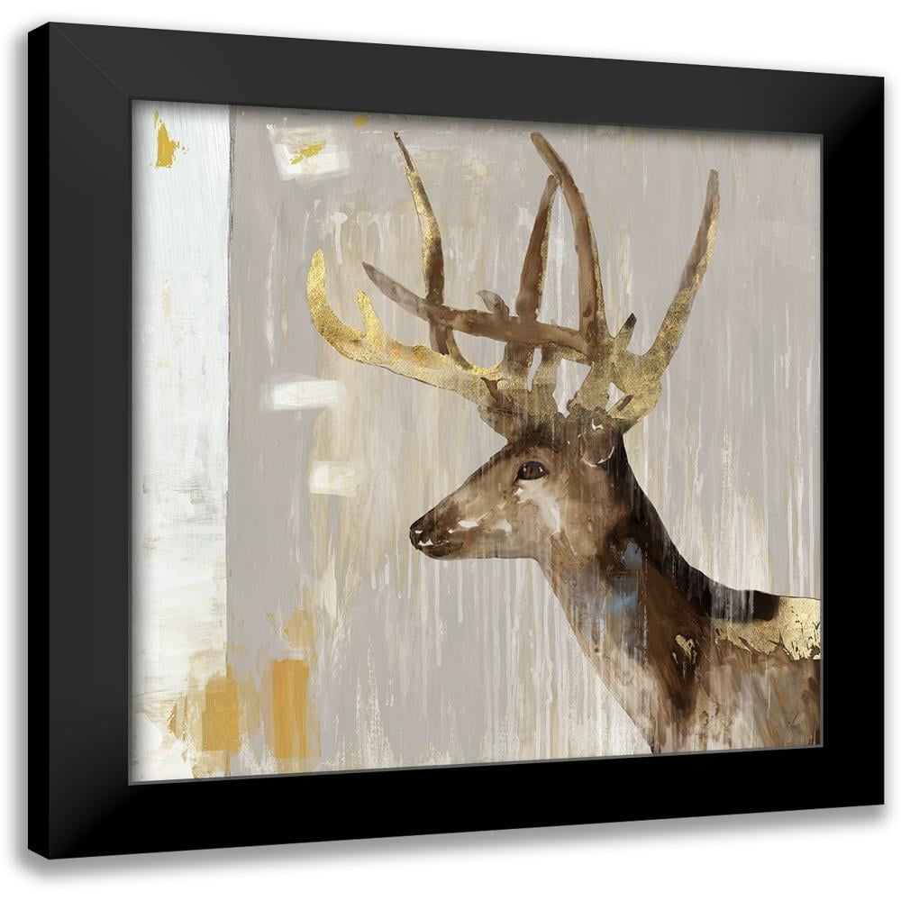 Wilson, Aimee 12x12 Black Modern Framed Museum Art Print Titled - Stag ...
