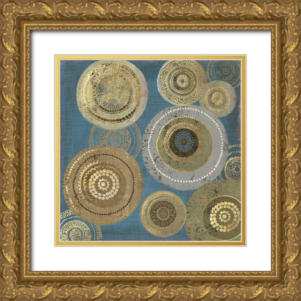 Wilson, Aimee 12x12 Gold Ornate Wood Framed with Double Matting Museum ...