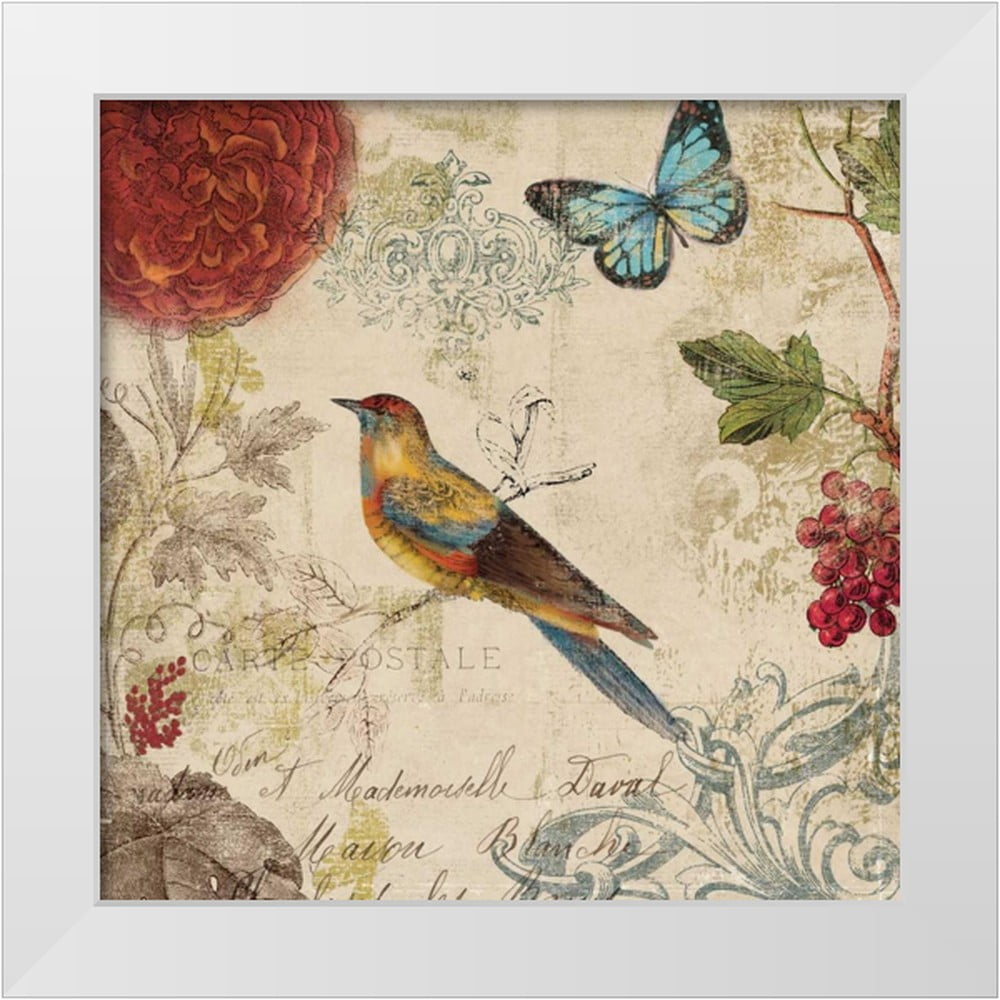 Wilson, Aimee 12x12 White Modern Wood Framed Museum Art Print Titled - Natures Rhapsody I ...