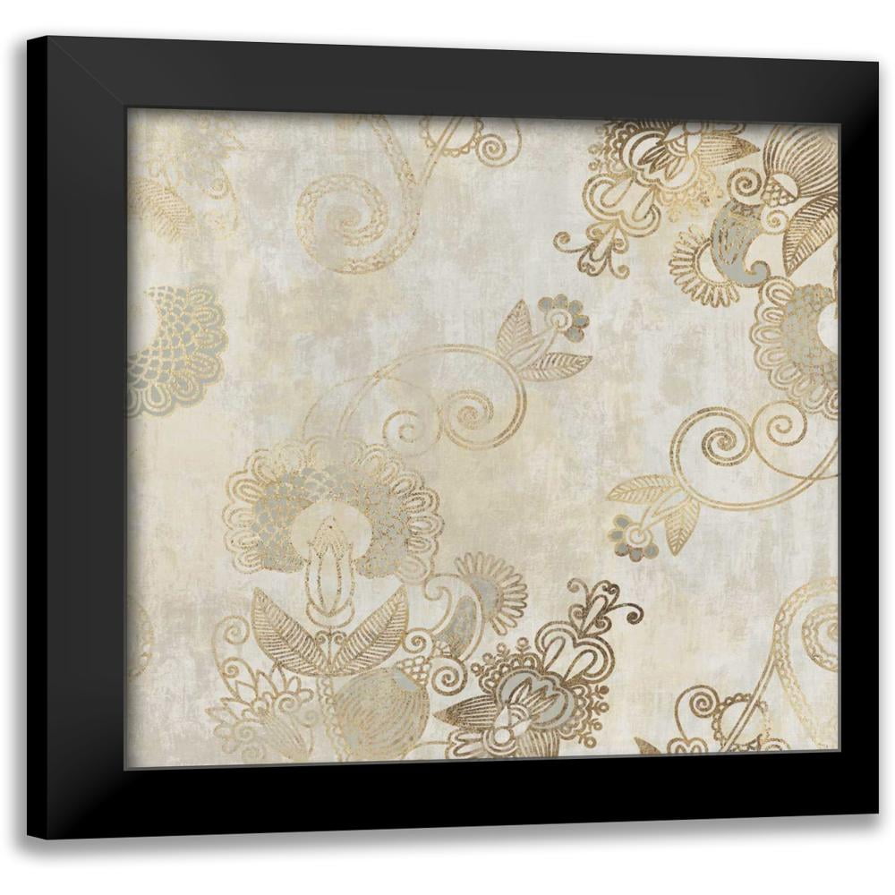 Wilson, Aimee 15x15 Black Modern Framed Museum Art Print Titled - Golden Impressions I - Walmart.com