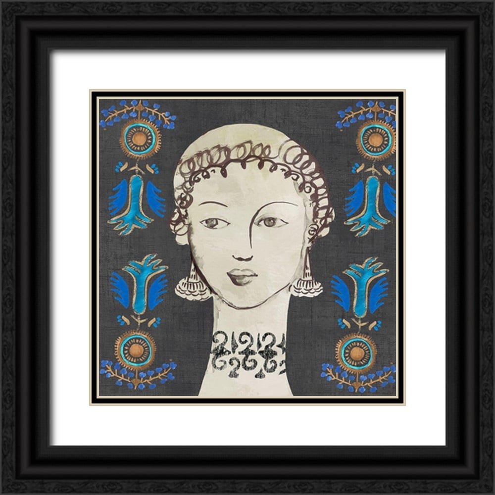 Wilson, Aimee 15x15 Black Ornate Wood Framed with Double Matting Museum Art Print Titled ...
