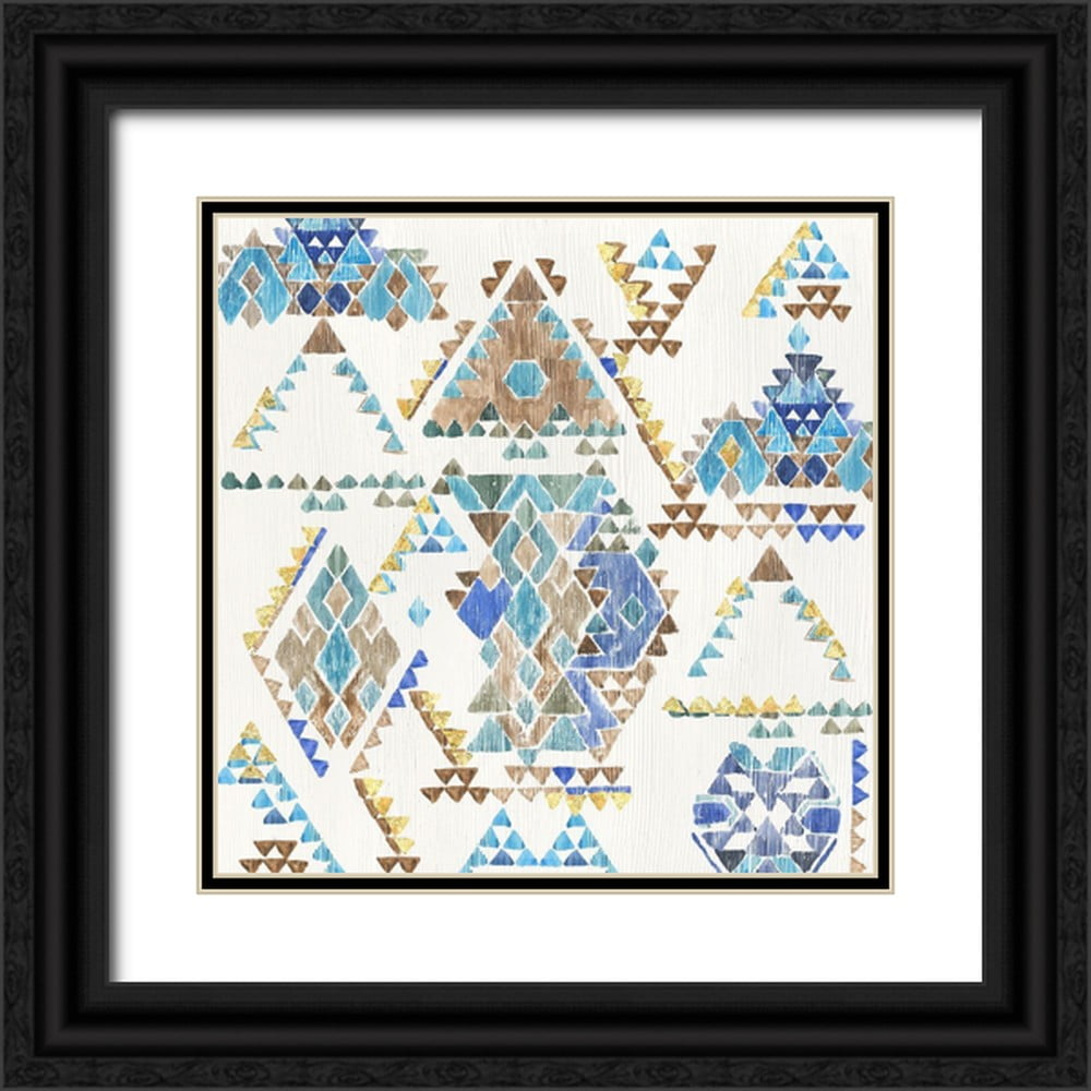 Wilson, Aimee 15x15 Black Ornate Wood Framed with Double Matting Museum ...