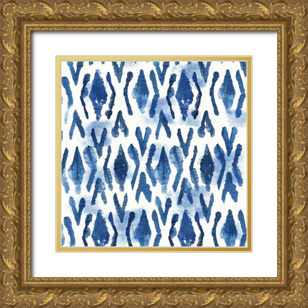 Wilson, Aimee 15x15 Gold Ornate Wood Framed with Double Matting Museum Art Print Titled - Indigo ...