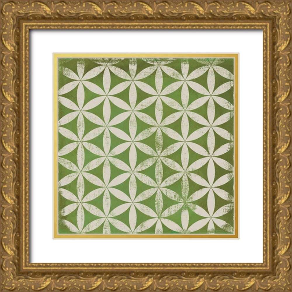 Wilson, Aimee 15x15 Gold Ornate Wood Framed with Double Matting Museum ...