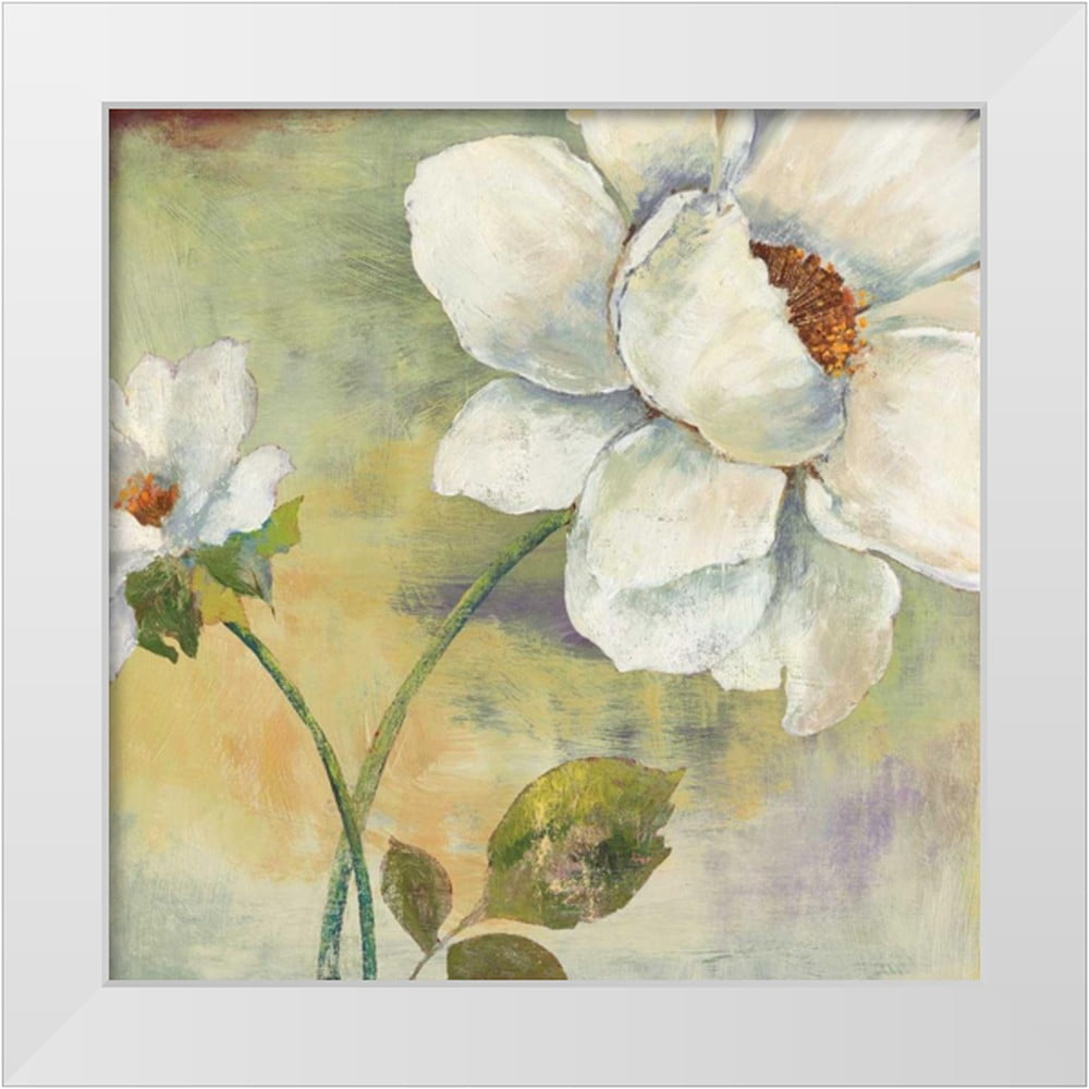 Wilson, Aimee 15x15 White Modern Wood Framed Museum Art Print Titled - Passionate II - Walmart.com