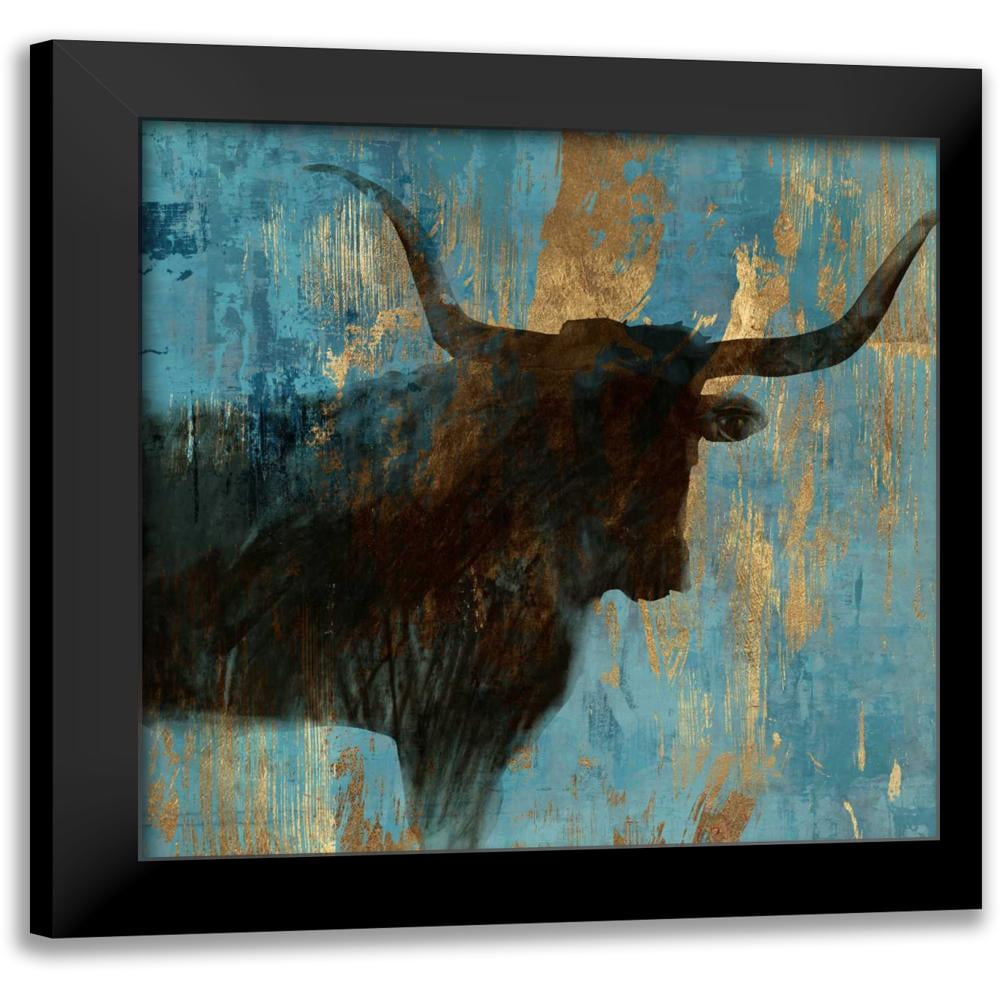 Wilson, Aimee 20x20 Black Modern Framed Museum Art Print Titled - Bison ...