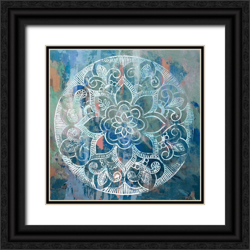 Wilson, Aimee 20x20 Black Ornate Wood Framed with Double Matting Museum ...