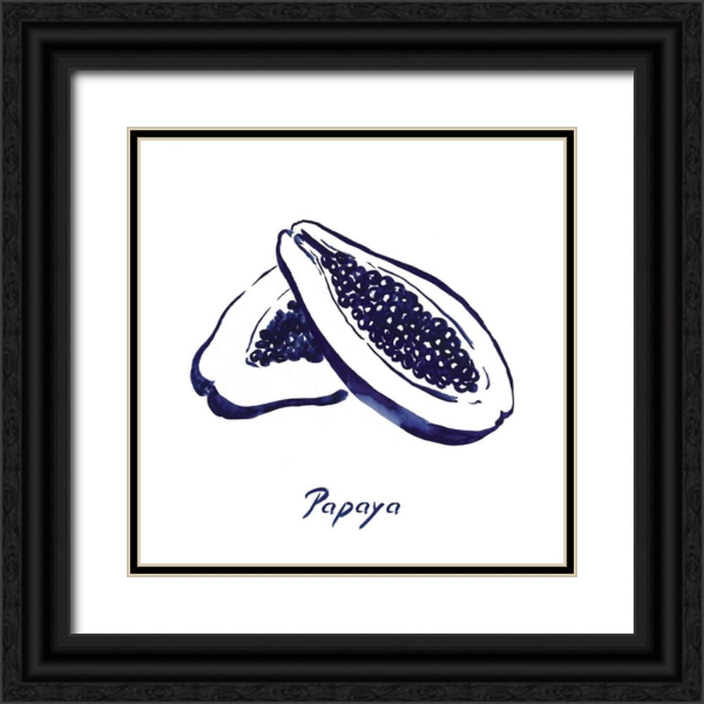 Wilson, Aimee 20x20 Black Ornate Wood Framed with Double Matting Museum ...