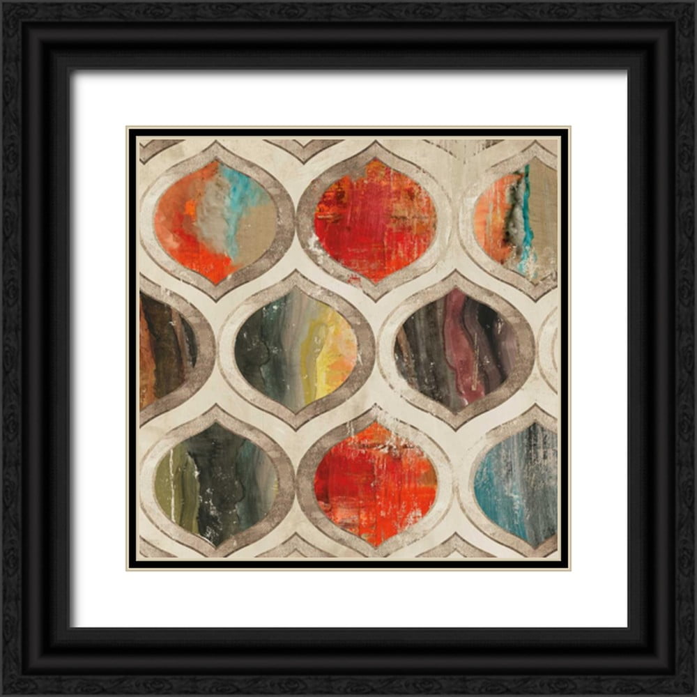 Wilson, Aimee 20x20 Black Ornate Wood Framed with Double Matting Museum ...