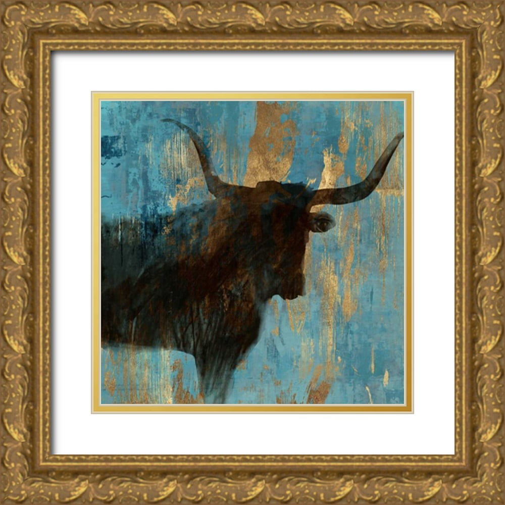 Wilson, Aimee 20x20 Gold Ornate Wood Framed with Double Matting Museum ...