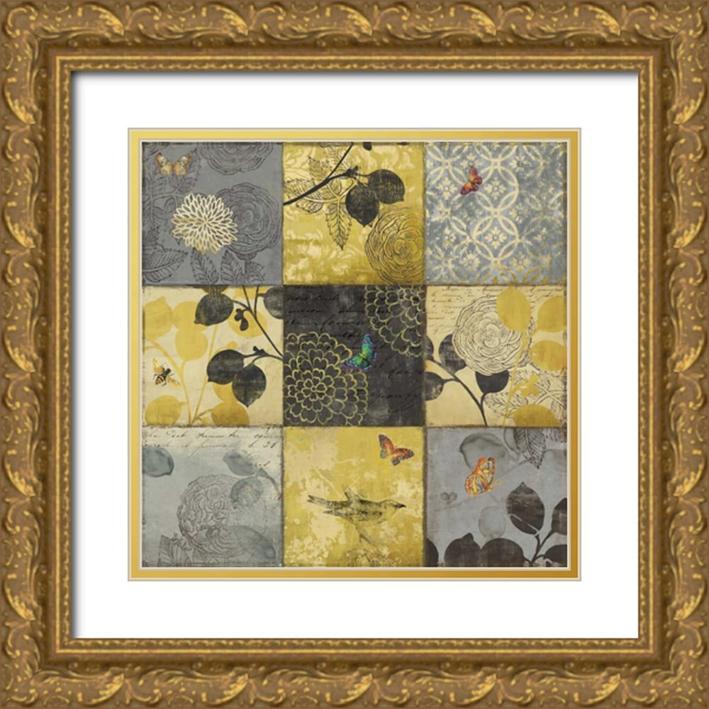 Wilson, Aimee 20x20 Gold Ornate Wood Framed with Double Matting Museum ...