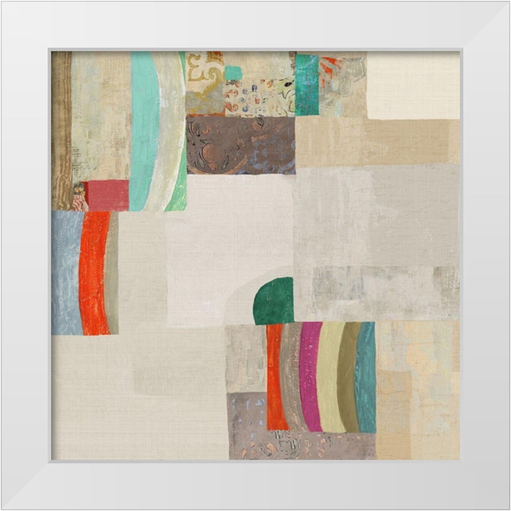 Wilson, Aimee 20x20 White Modern Wood Framed Museum Art Print Titled - Bright Field II - Walmart.com