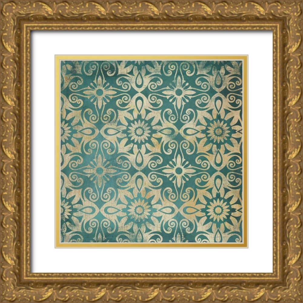 Wilson, Aimee 26x26 Gold Ornate Wood Framed with Double Matting Museum ...