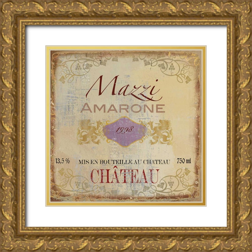 Wilson, Aimee 26x26 Gold Ornate Wood Framed with Double Matting Museum ...