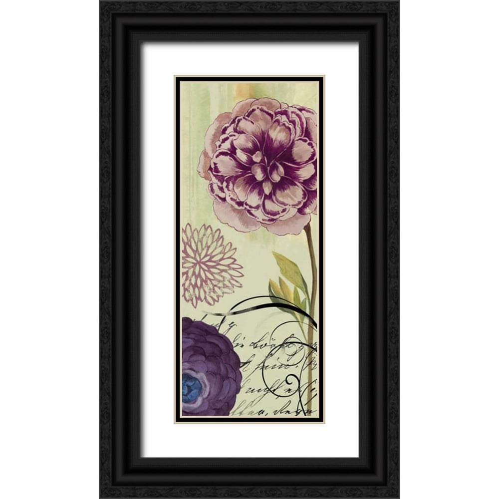 Wilson, Aimee 8x14 Black Ornate Wood Framed with Double Matting Museum ...