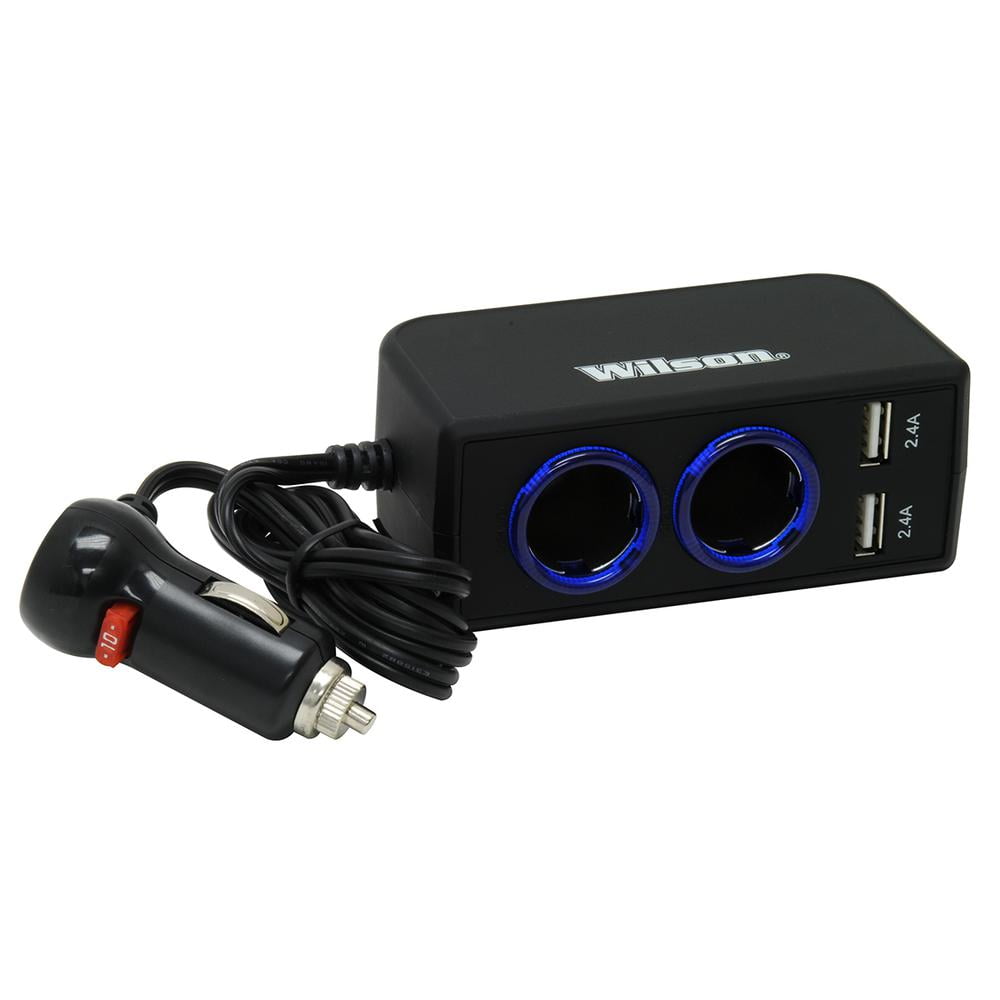 Wilson Antennas Wilson Dual 12 Volt USB Adapter with 3-Foot Cord ...