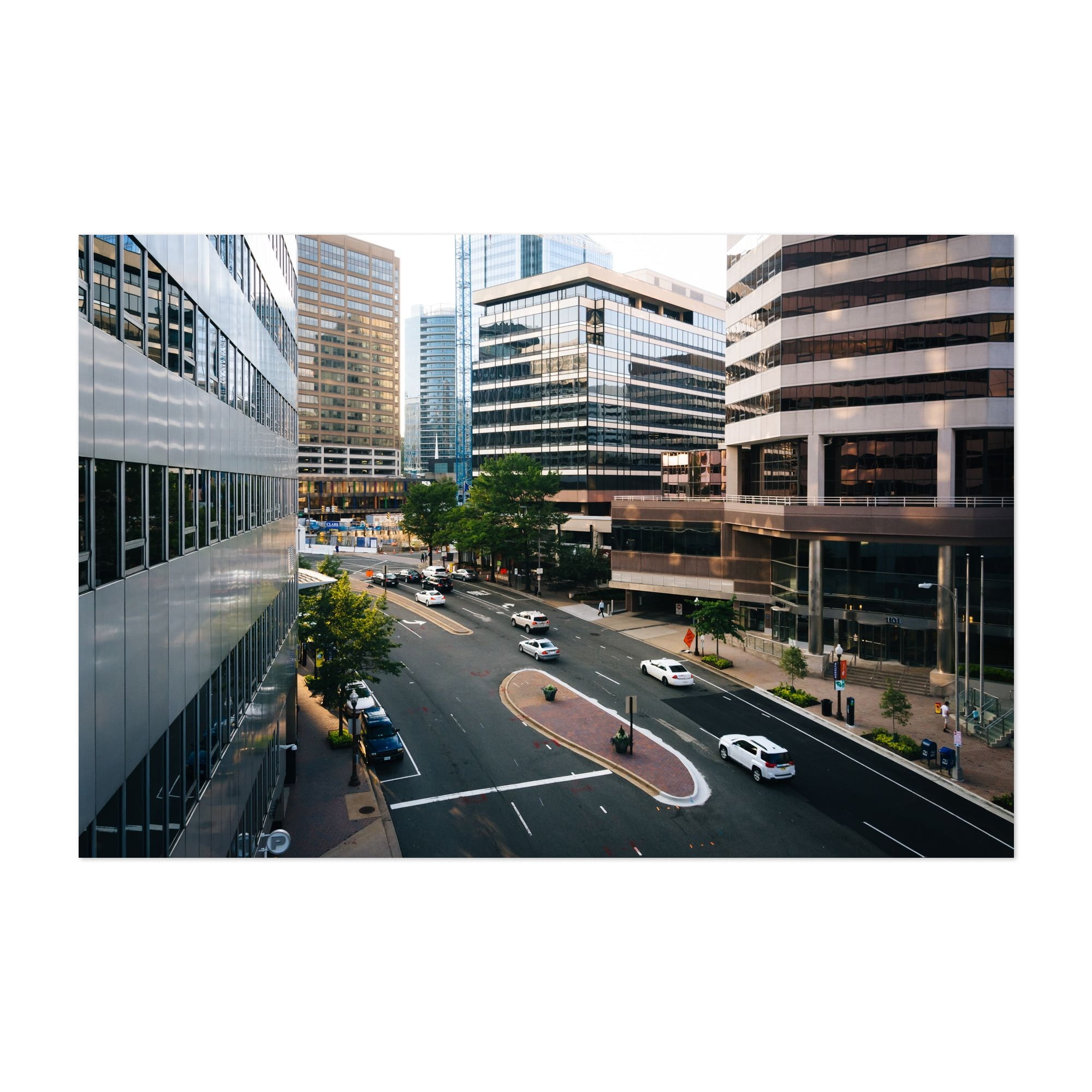 Wilson Blvd - Arlington Virginia Photography Unframed Wall Art Print 16 ...