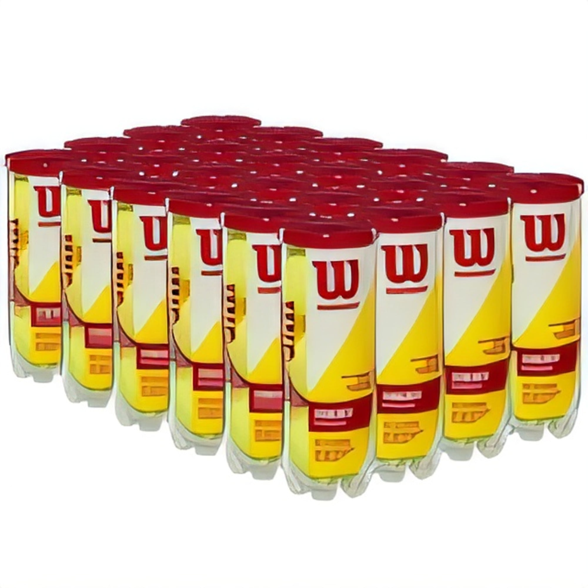 Wilson Championship Extra Duty Tennis Ball Case - 3 Ball Can X 24 ...