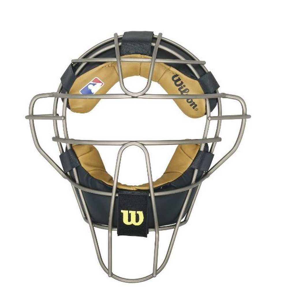 Wilson Dyna-Lite Titanium Baseball/Softball Umpire Mask, WTA3009TI ...