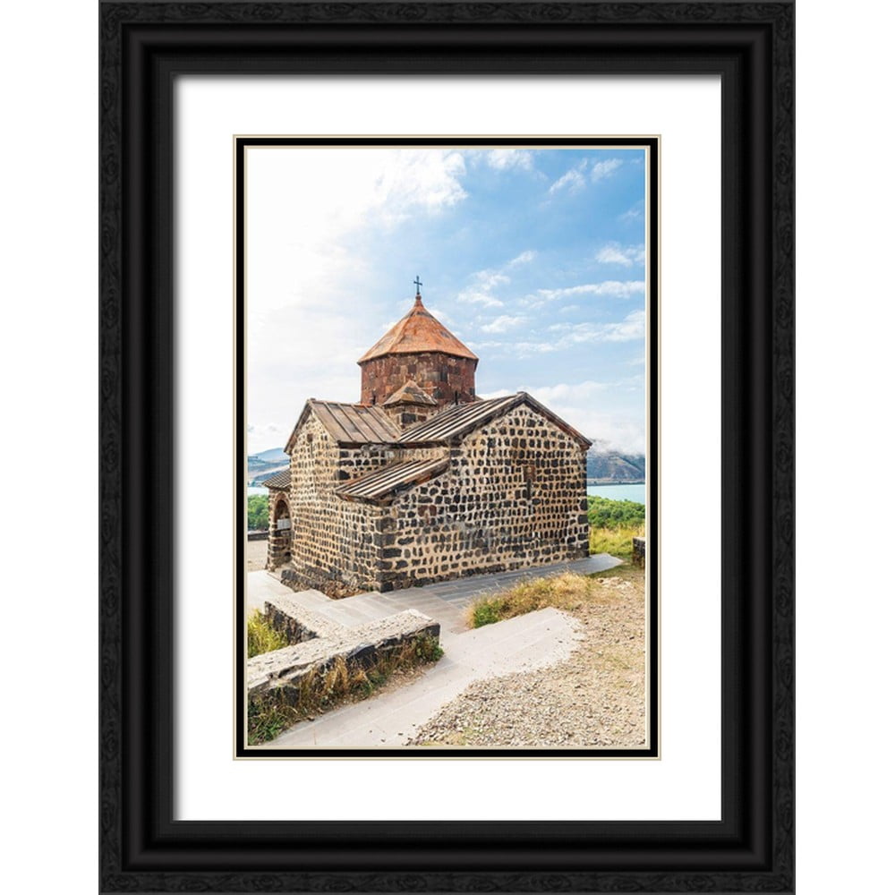 Wilson, Emily 11x14 Black Ornate Wood Framed with Double Matting Museum ...