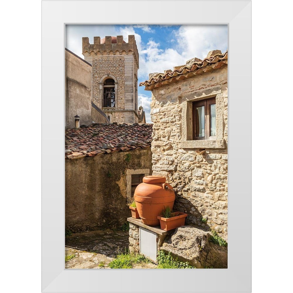 Wilson, Emily 13x18 White Modern Wood Framed Museum Art Print Titled ...