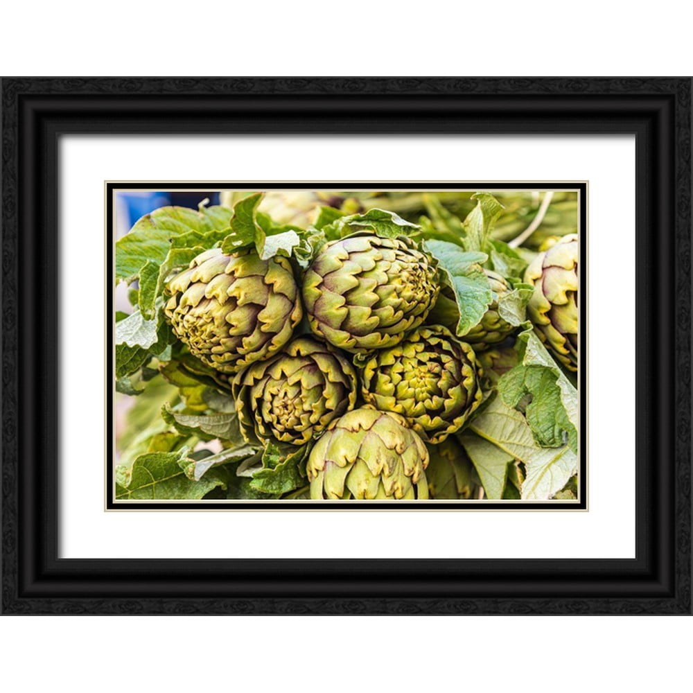 Wilson, Emily 14x11 Black Ornate Wood Framed with Double Matting Museum ...