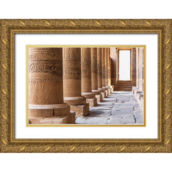 Wilson, Emily 14x11 Gold Ornate Wood Framed with Double Matting Museum ...
