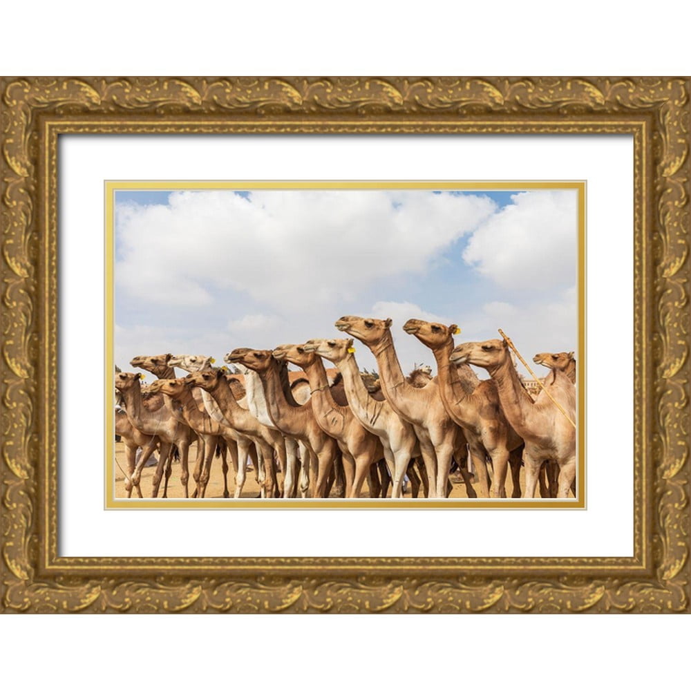 Wilson, Emily 14x11 Gold Ornate Wood Framed with Double Matting Museum ...