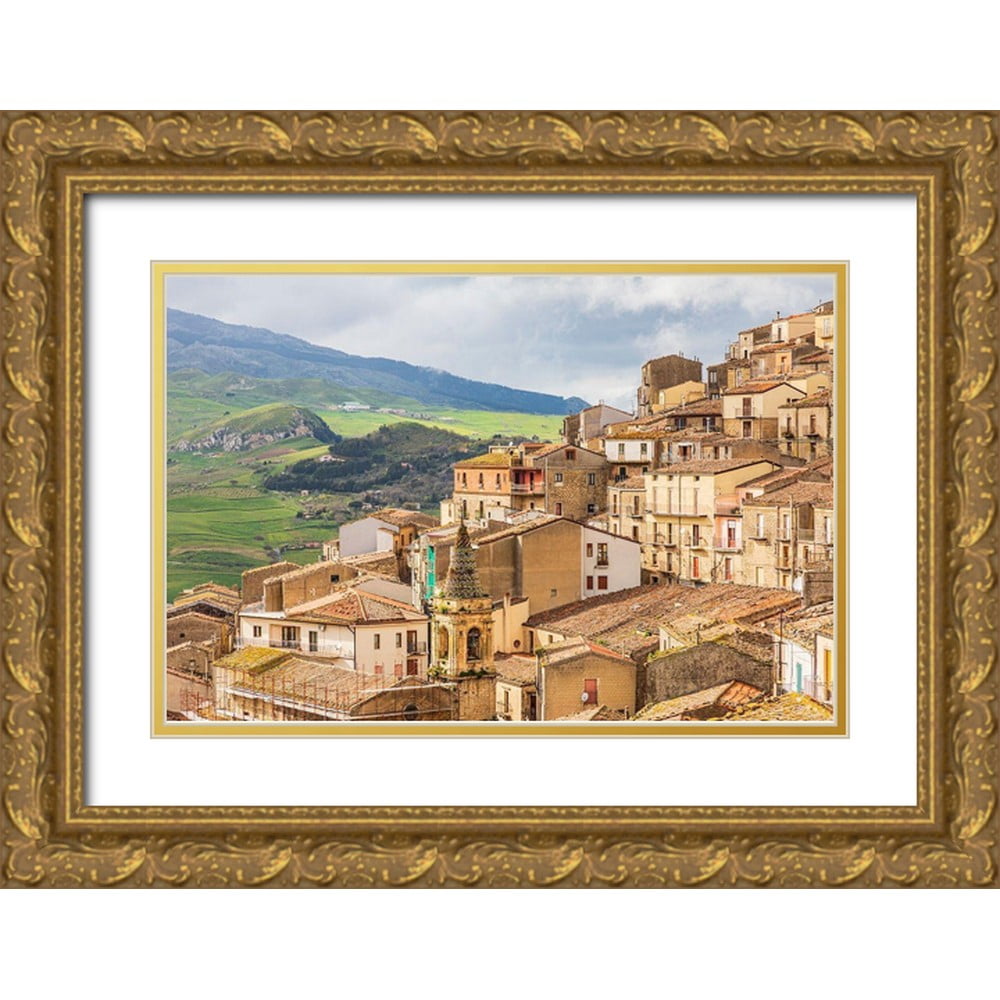 Wilson, Emily 14x11 Gold Ornate Wood Framed with Double Matting Museum ...