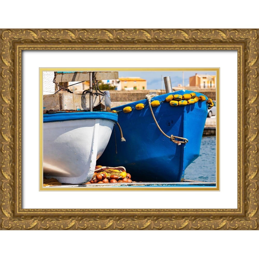 Wilson, Emily 14x11 Gold Ornate Wood Framed with Double Matting Museum ...