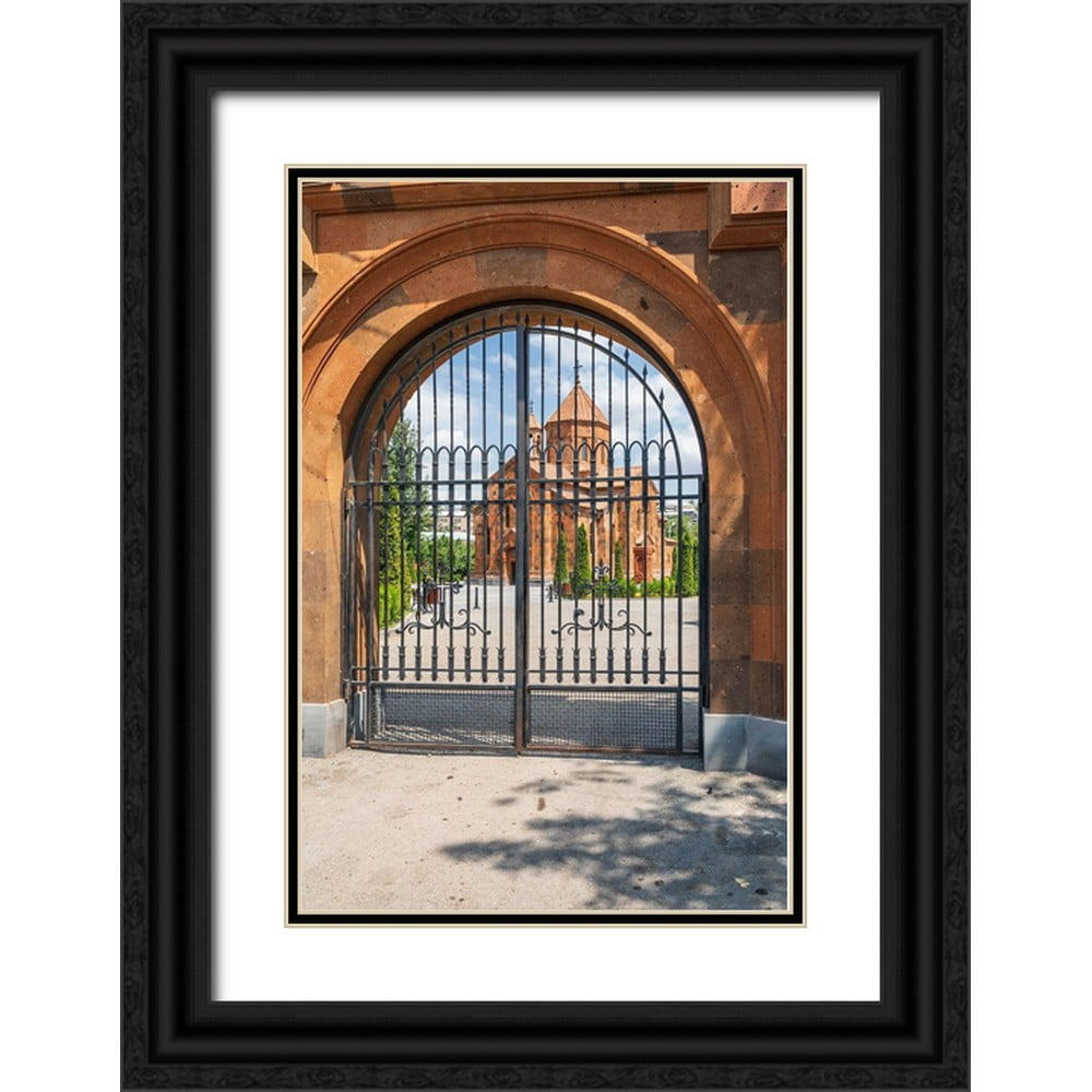 Wilson, Emily 17x24 Black Ornate Wood Framed with Double Matting Museum ...