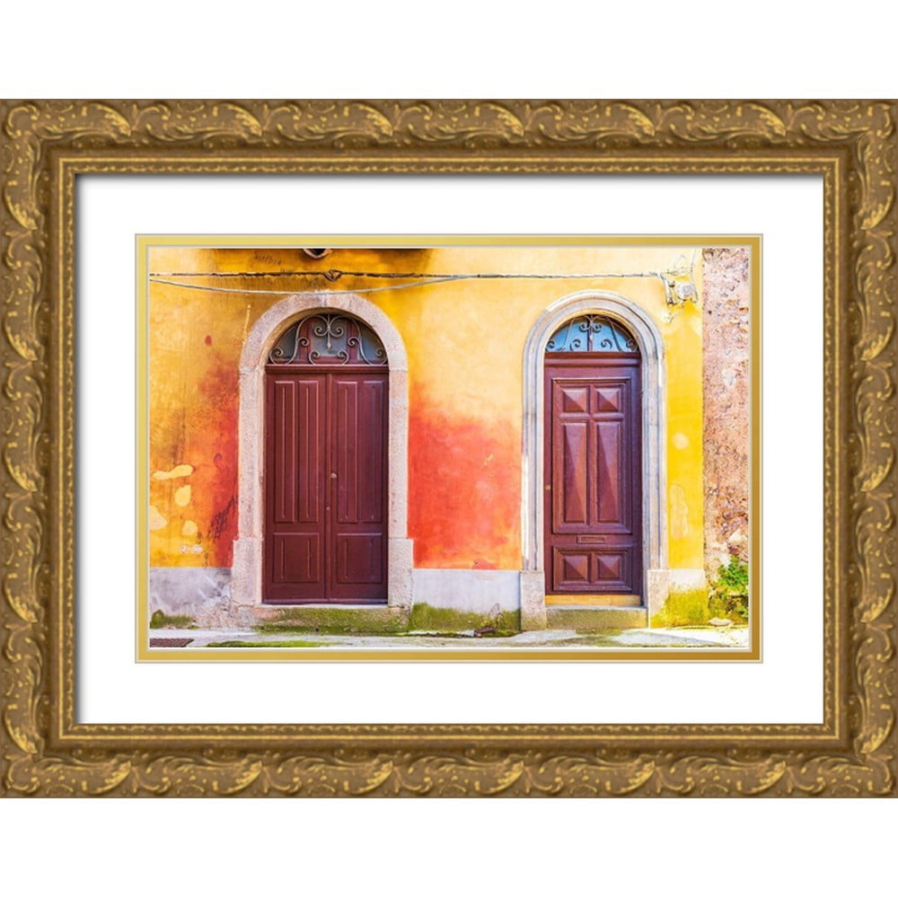 Wilson, Emily 24x17 Gold Ornate Wood Framed with Double Matting Museum ...