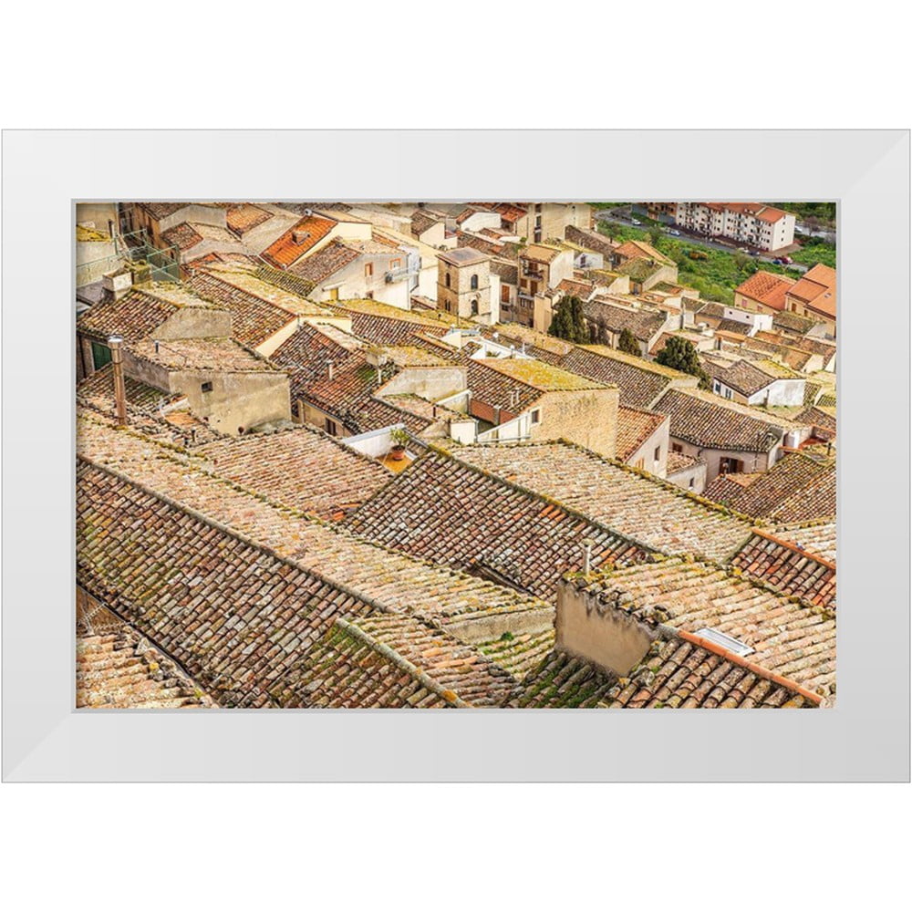 Wilson, Emily 24x17 White Modern Wood Framed Museum Art Print Titled ...