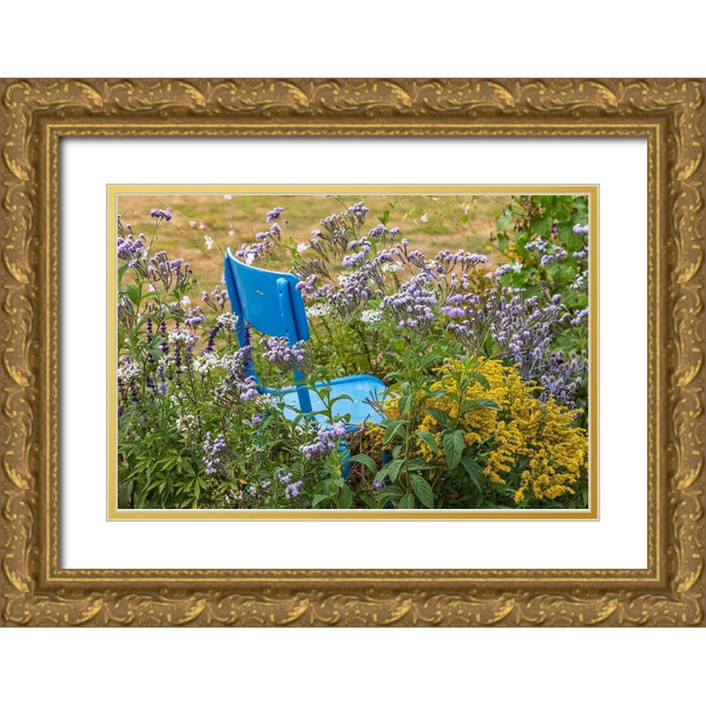 Wilson Emily 32x23 Gold Ornate Wood Framed With Double Matting Museum