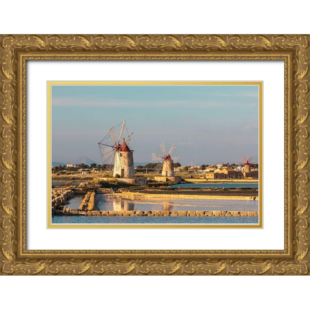Wilson, Emily 32x23 Gold Ornate Wood Framed with Double Matting Museum ...