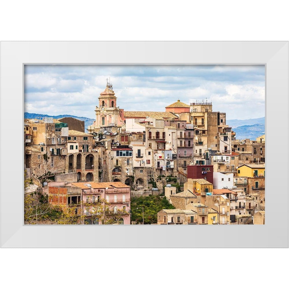 Wilson, Emily 32x23 White Modern Wood Framed Museum Art Print Titled ...