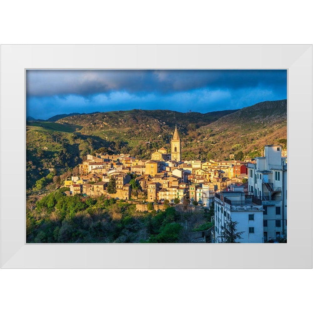Wilson, Emily 32x23 White Modern Wood Framed Museum Art Print Titled ...