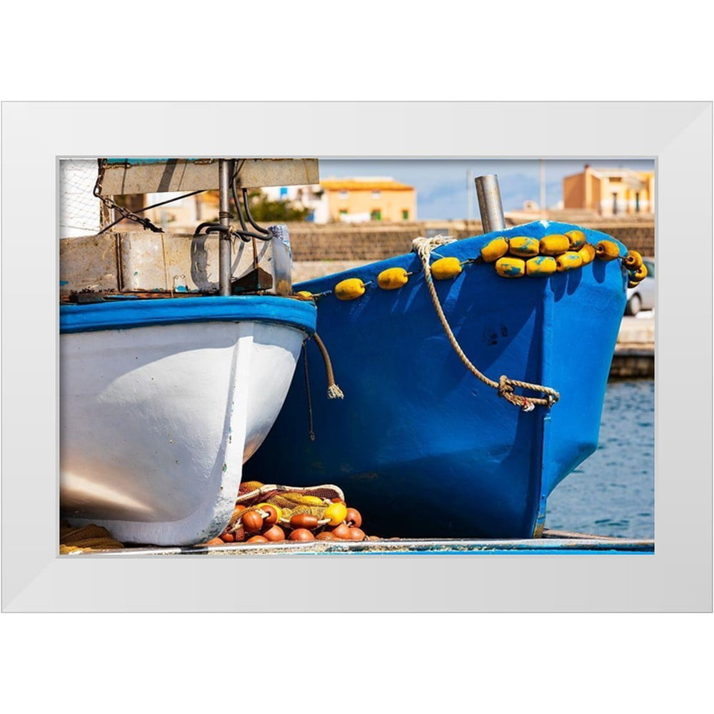 Wilson, Emily 32x23 White Modern Wood Framed Museum Art Print Titled ...