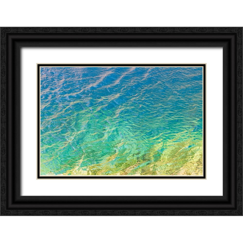 Wilson, Emily M. 18x13 Black Ornate Wood Framed with Double Matting ...