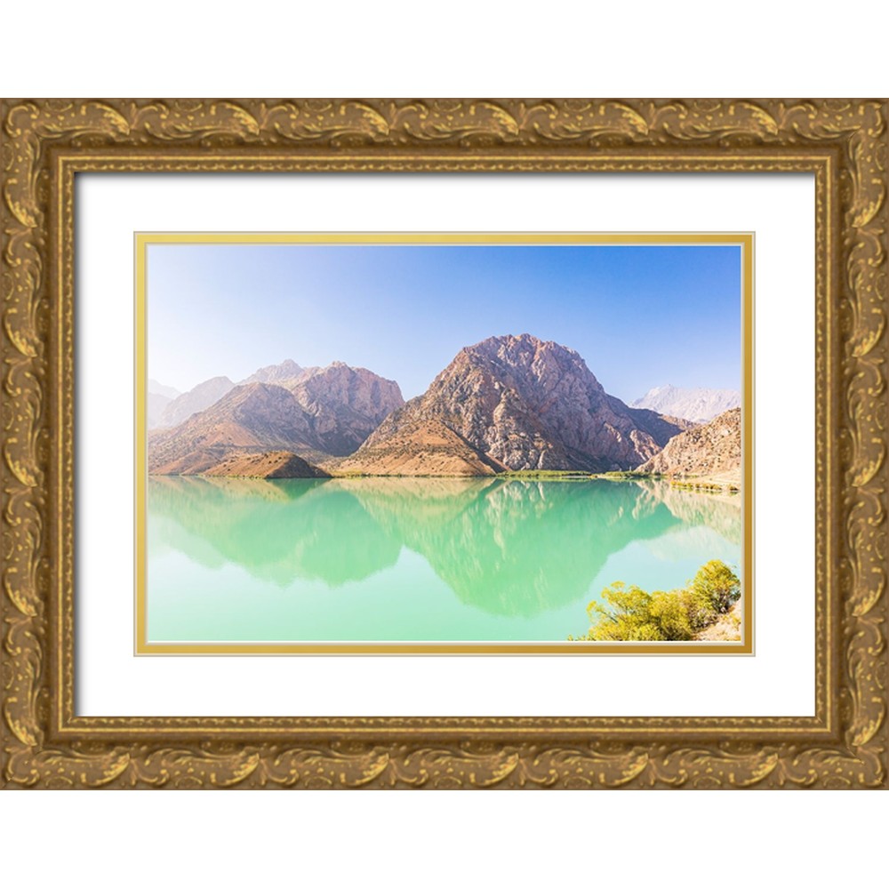 Wilson, Emily M. 18x13 Gold Ornate Wood Framed with Double Matting ...